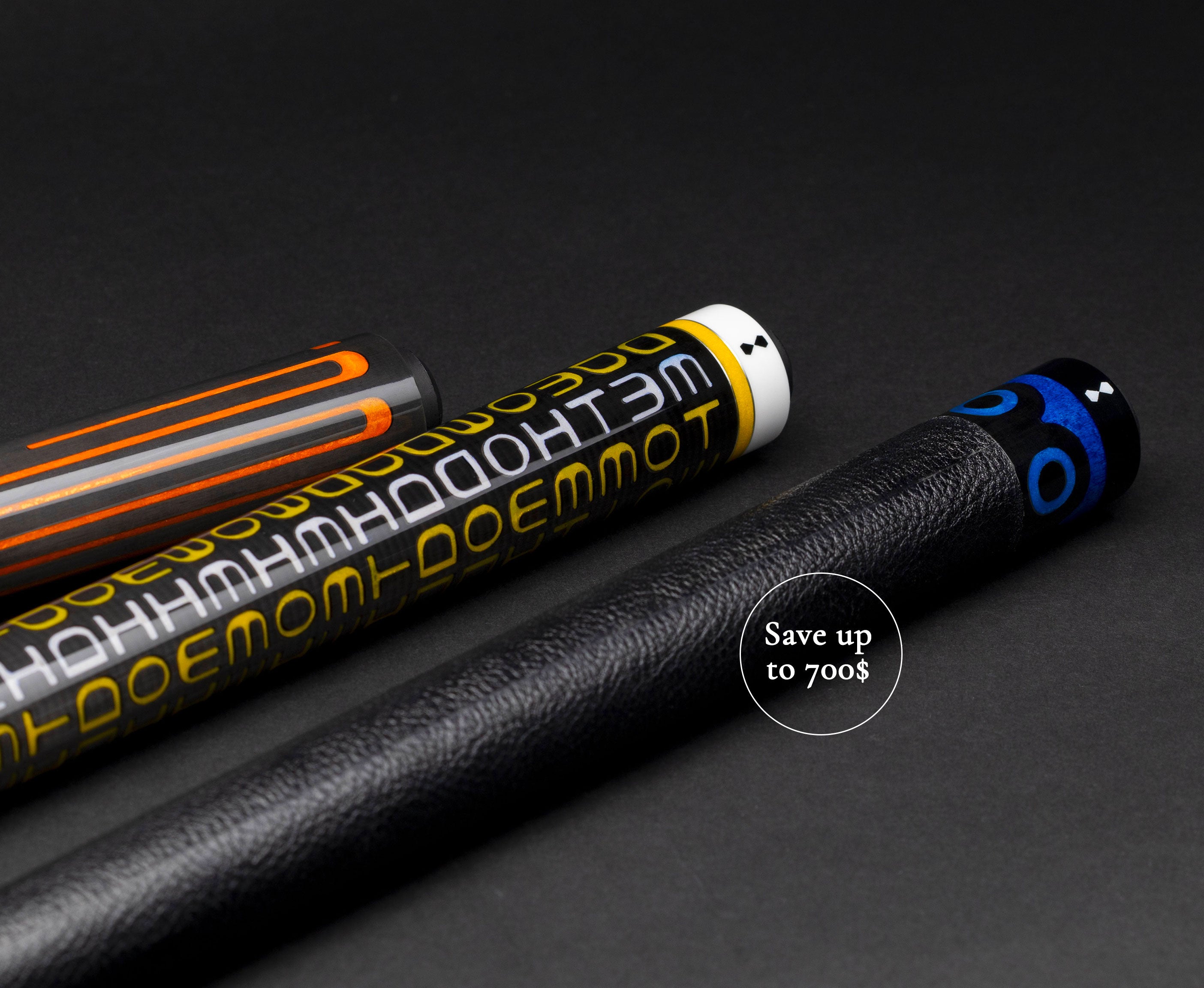 Secret Skills Collector's Pack - Inlaid Carbon Fiber Pool Cues | Becue