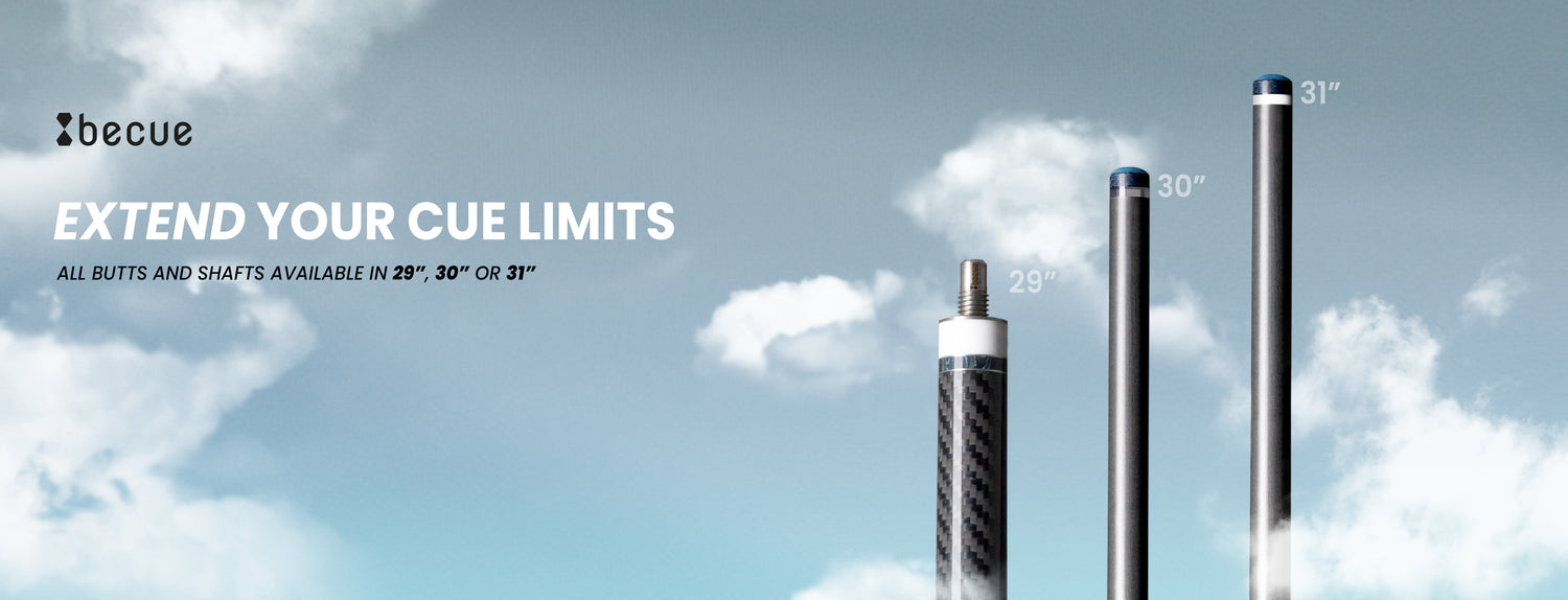 Carbon Fiber Pool Cues and Shafts | Becue Online Shop