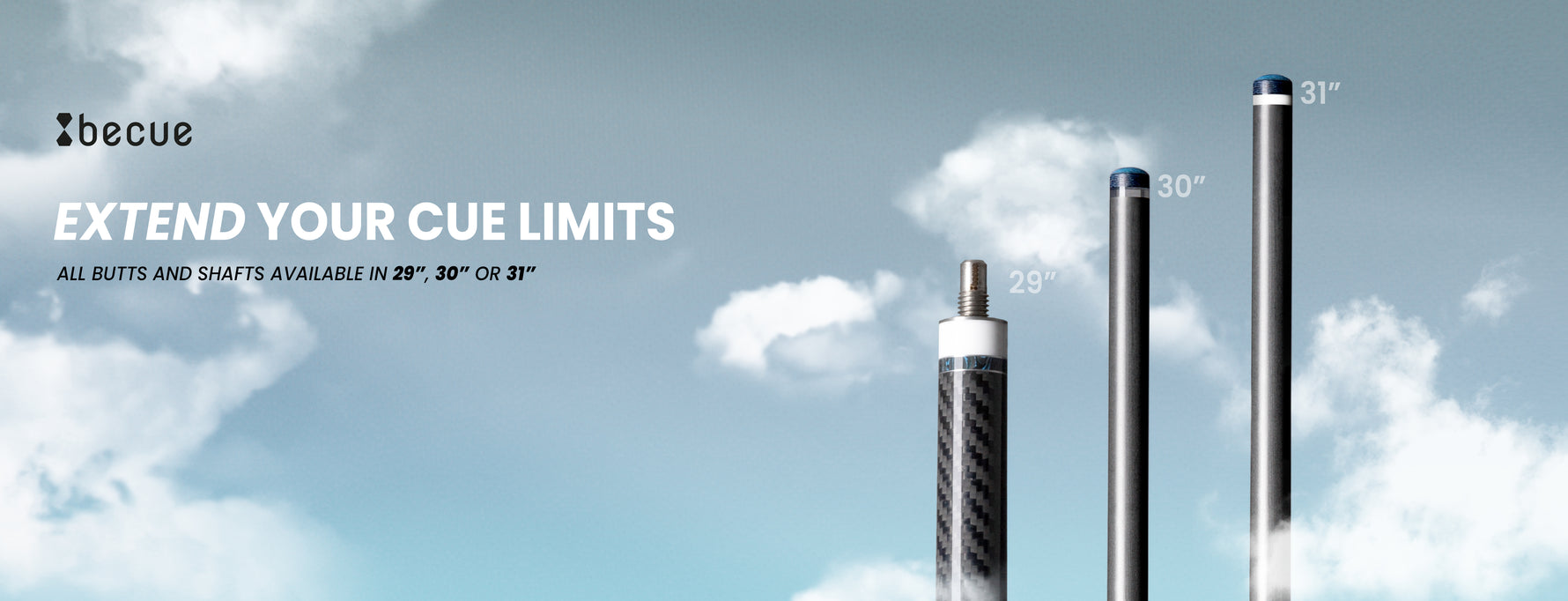 Carbon Fiber Pool Cues and Shafts | Becue Online Shop